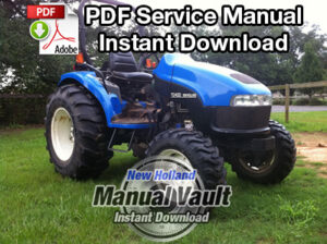New Holland TC35, TC35D, TC40, TC40D, TC45, TC45D Tractor Service ...