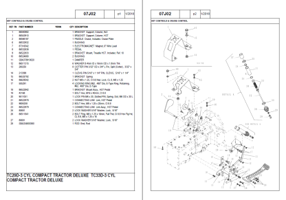 New Holland TC29D, TC33D Parts Manual - MyTractorManual